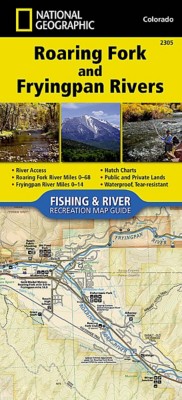 National Geographic Roaring Fork and Fryingpan Rivers Map | SCHEELS.com