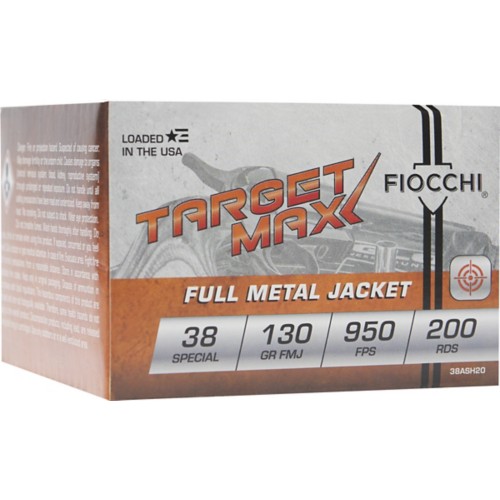 Fiocchi Target Max SCHEELS Exclusive 380 ACP Handgun Ammunition 200 ...