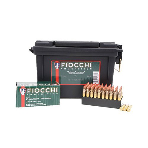 Fiocchi Extrema 223 Rem 50gr V-Max 200 Rd Ammo Can 223 Remington Rifle ...
