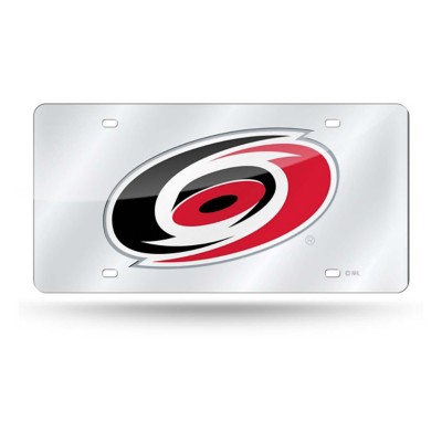 Rico Industries Carolina Hurricanes Laser Cut Chrome Tag License Plate