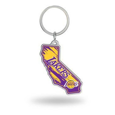 Rico Industries Los Angeles Lakers Home State Keychain