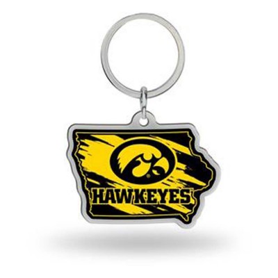 Rico Industries Iowa Hawkeyes Home State Keychain