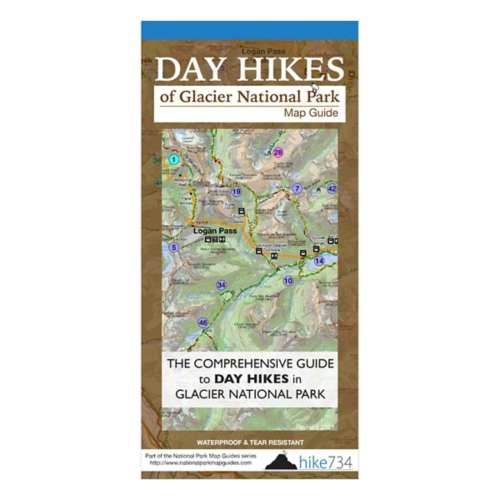 Hike 734 Day Hikes of Glacier National Park Map Guide | SCHEELS.com
