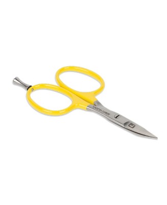 Loon Outdoors Tungsten Carbide Curved All Purpose Scissors w/ Precision Peg