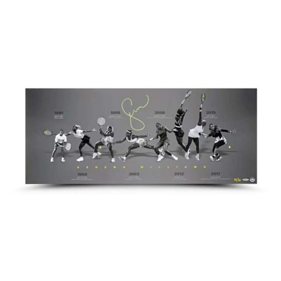 Serena Williams Autographed "Humble Beginnings" Print