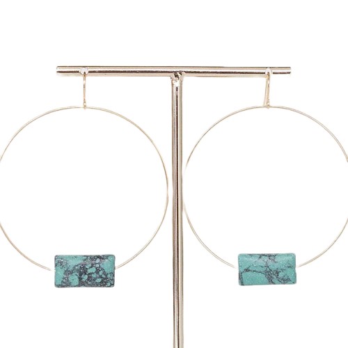 Leslie Curtis Jewelry Beckham Hoop Earrings