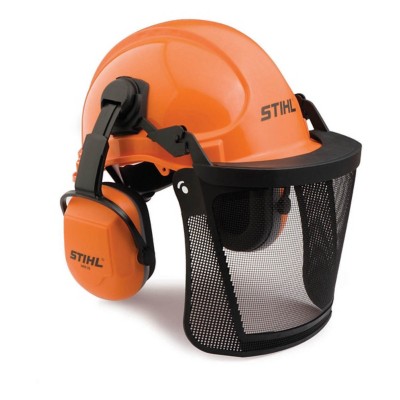 STIHL Pro Mark Ratchet Forestry Helmet System Orange