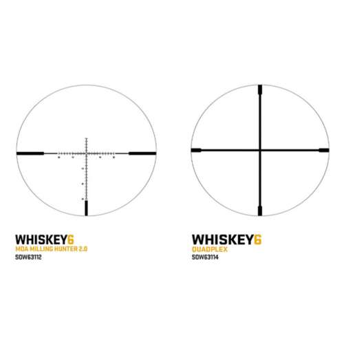 SIG SAUER Whiskey6 3-18x44 Multi-Lock Zero Stop MOA Milling Hunter 2.0 ...