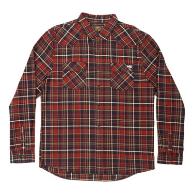 Men's Salty Crew Westbound Long Sleeve Flannel Shirt | SCHEELS.com