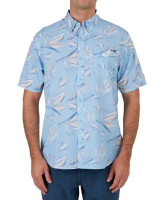 Men's Salty Crew Floral Flyer Tech Woven Button Up Shirt | SCHEELS.com