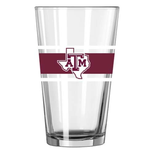 Logo Brands Texas A&M Aggies 16oz Stripe Pint Glass | SCHEELS.com