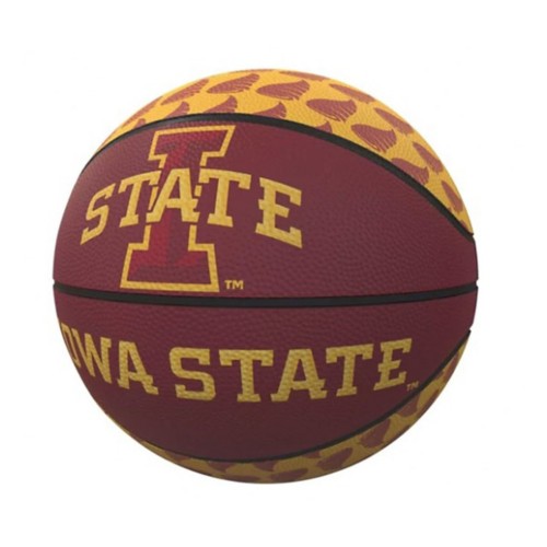 Logo Brands Iowa State Cyclones Logo Mini-Size Rubber Basketball