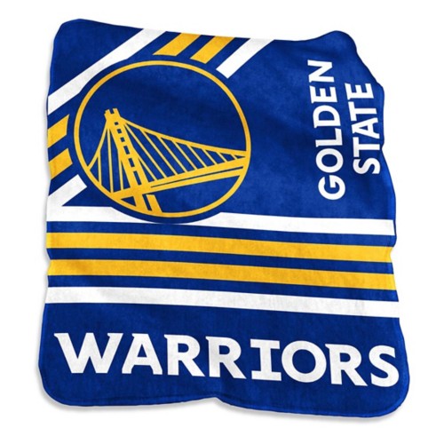 Logo Brands Golden State Warriors 50x60 Raschel Throw