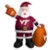 Logo Brands Virginia Tech Hokies Inflatable Santa