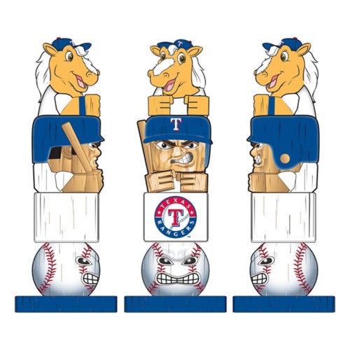 Evergreen Texas Rangers Tiki Totem 16" Garden Statue