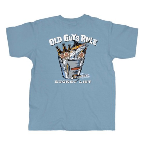 Men's Old Guys Rule Bucket List T-Shirt