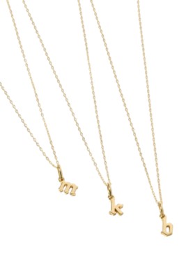 Miranda Frye Petite Gothic Letter Necklace