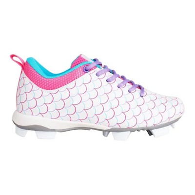 Little Girls' RIP-IT Play Ball Molded Softball Cleats