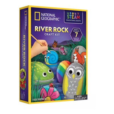 Kids' National Geographic Rock Painting Activity Kit
