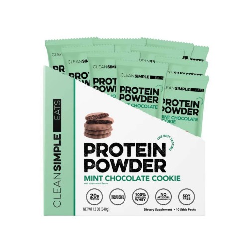 Clean Simple Eats Protein Powder Single Serving - 10 Pack