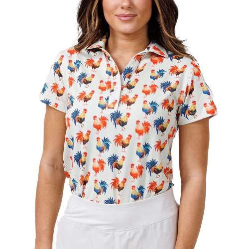 Women's Waggle Golf Cocky Rooster Golf Polo | SCHEELS.com