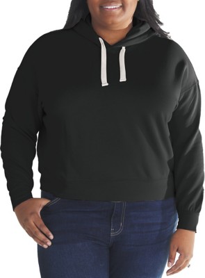 Women's Glyder Plus Size Vintage Oversized Cropped Hoodie | SCHEELS.com