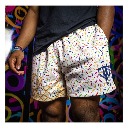 Mens Baseball Lifestyle Ice Cream Lounge Shorts