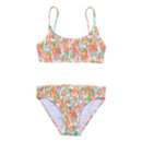 Girls' Snapper Rock Hawaiian Luau Sustainable Shirred Swim Bikini Set ...