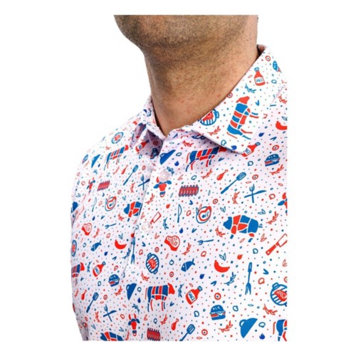 Men's Waggle Golf Grill Master Golf Polo