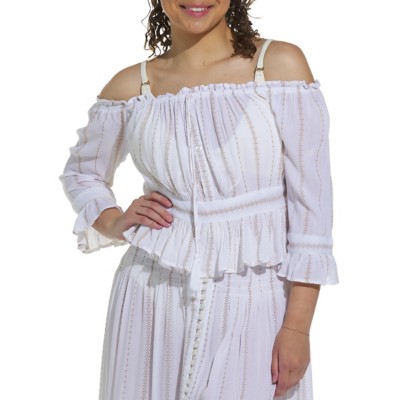 Women's Dotti Off The Shoulder Shirt Swim Cover Up | SCHEELS.com