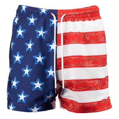 Men's Retro Rifle Old Glory Lounge Shorts