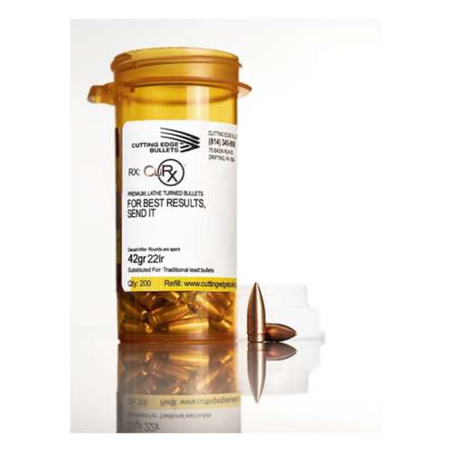 Cutting Edge CuRx 42gr 22LR Bullet and Primed Brass Bundle 200ct ...