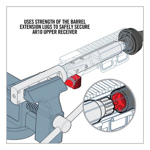 Real Avid Lug-Lok AR10 Upper Vise Block - Primary Image
