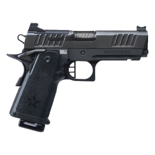 STACCATO 2011 C OR Full Size Flat trigger DLC Pistol 9mm Pistol