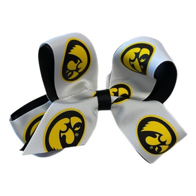 USA Licensed Bows Iowa Hawkeyes 2-Tone Bow