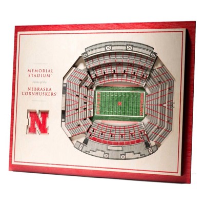 You The Fan Nebraska Cornhuskers Stadium View Sign | SCHEELS.com