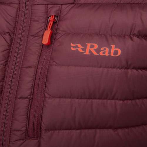 Women's Rab Microlight Alpine Windproof Hooded Short Down Puffer Jacket ...