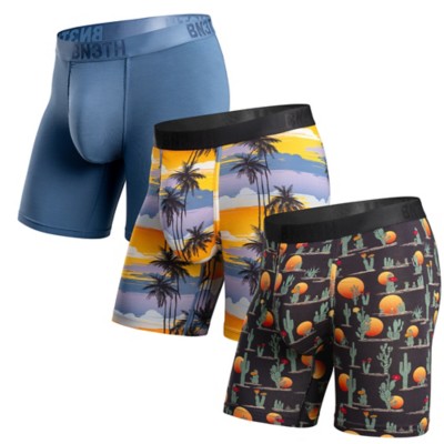 Men's BN3TH Classic Icon Print With Fly 3 Pack Boxer Briefs
