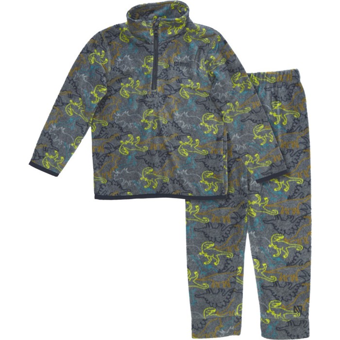 Kids' Nano Noruk Dinosaurs Microfleece Base Layer Set