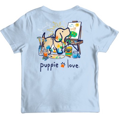 Kids' Puppie Love Artist Pup T-Shirt