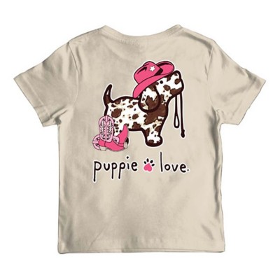Kids' Puppie Love Cow Print Pup T-Shirt