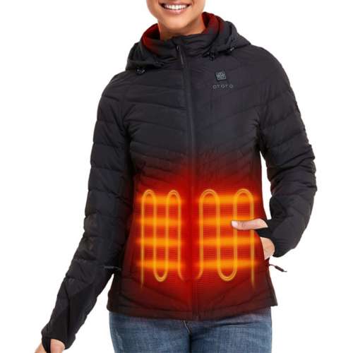 Women's Ororo Jacket Heated Hooded Short Down Puffer Jacket | SCHEELS.com