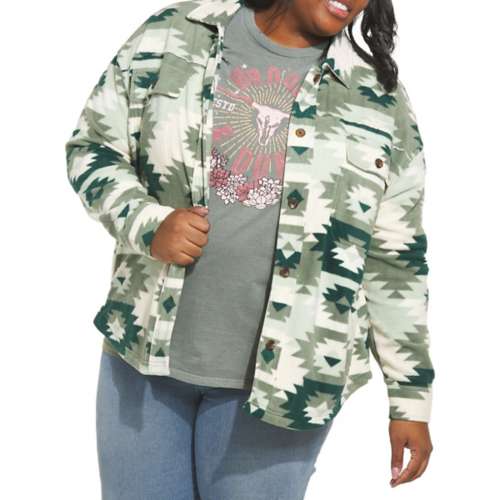 Women's LIV Outdoor Plus Size Dakota Shacket | SCHEELS.com