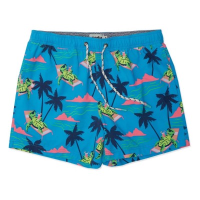 Men's Party Pants Slow Chill Happy Hour Swim Trunks