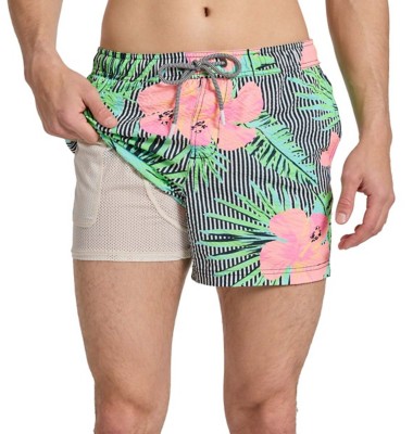 Men's Party Pants Miami Vibes Happy Hour Swim Trunks