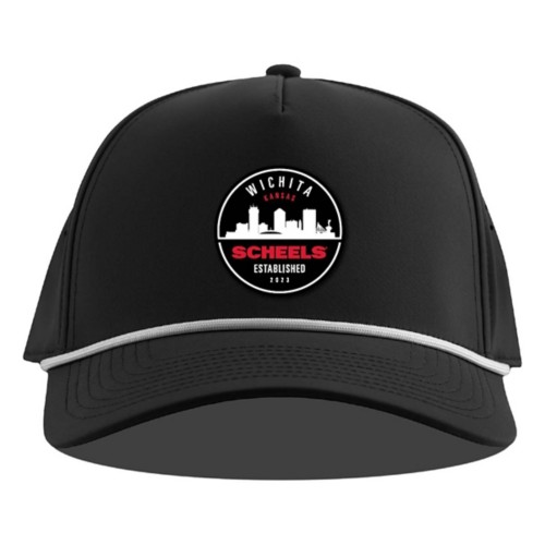 Branded Bills Wichita SCHEELS Curved 5-Panel Skyline Patch Rope Snapback Hat