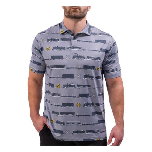 Men's Waggle Golf Bogey Train Polo