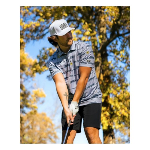 Men's Waggle Golf Bogey Train Polo