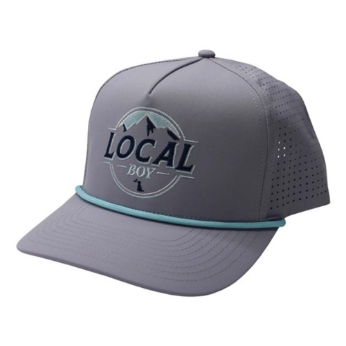 Men's Local Boy Outfitters Local Latte Perforated Rope Snapback Hat