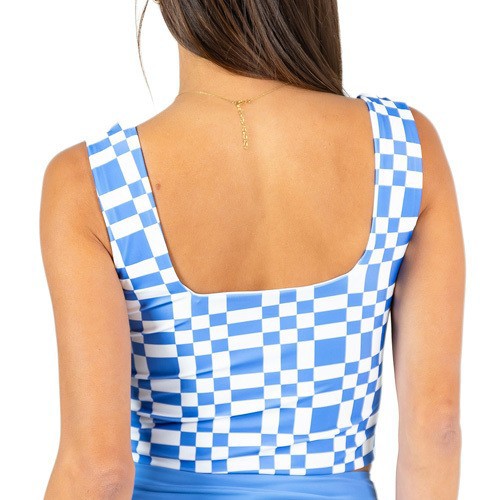 Women's Janela Bay Square Neck Crop Swim Tankini